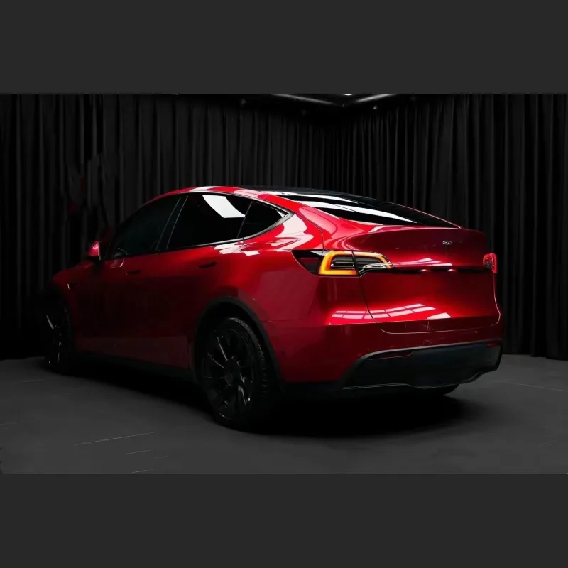 Ruby Red Vinyl Wrap, Ravoony Gloss Liquid Ruby Red Vinyl Car Wrap ...