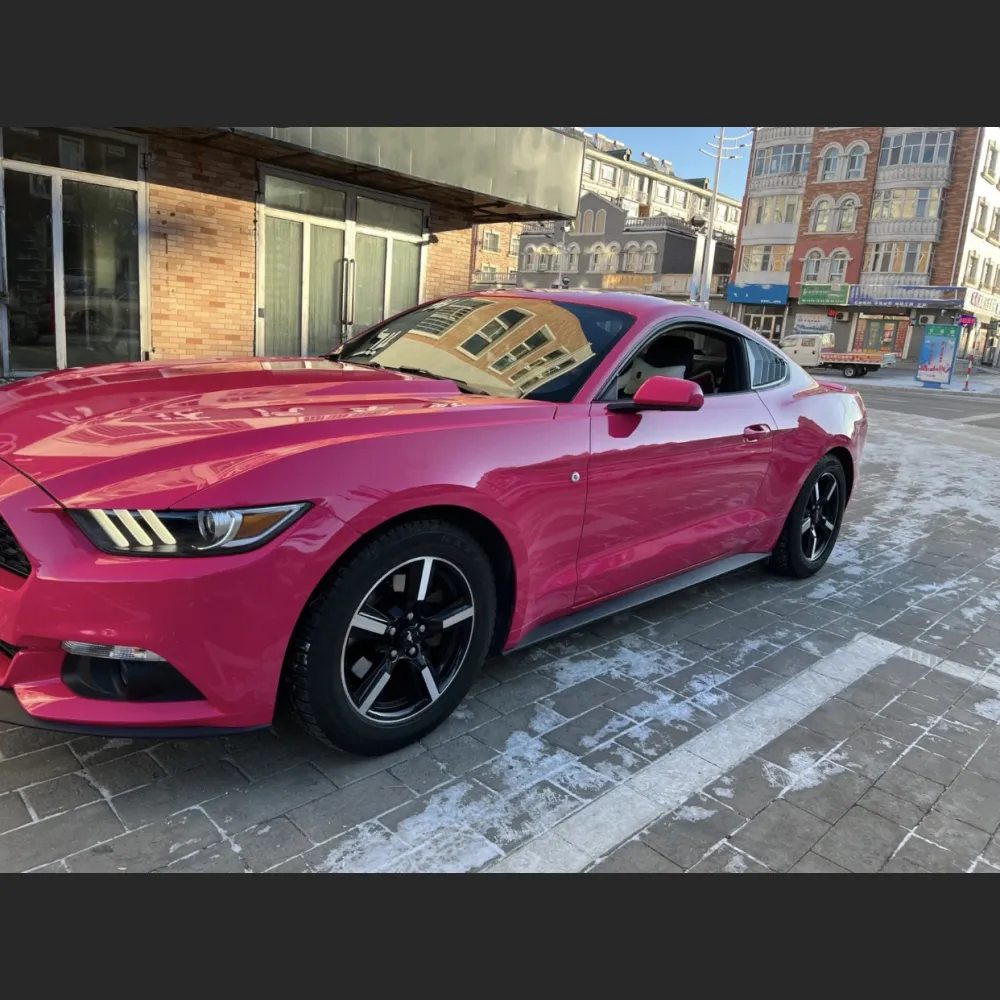 Ford Mustang Wrap,Best Ravoony Gloss Beets Purple Vinyl Car Wrap Ford ...
