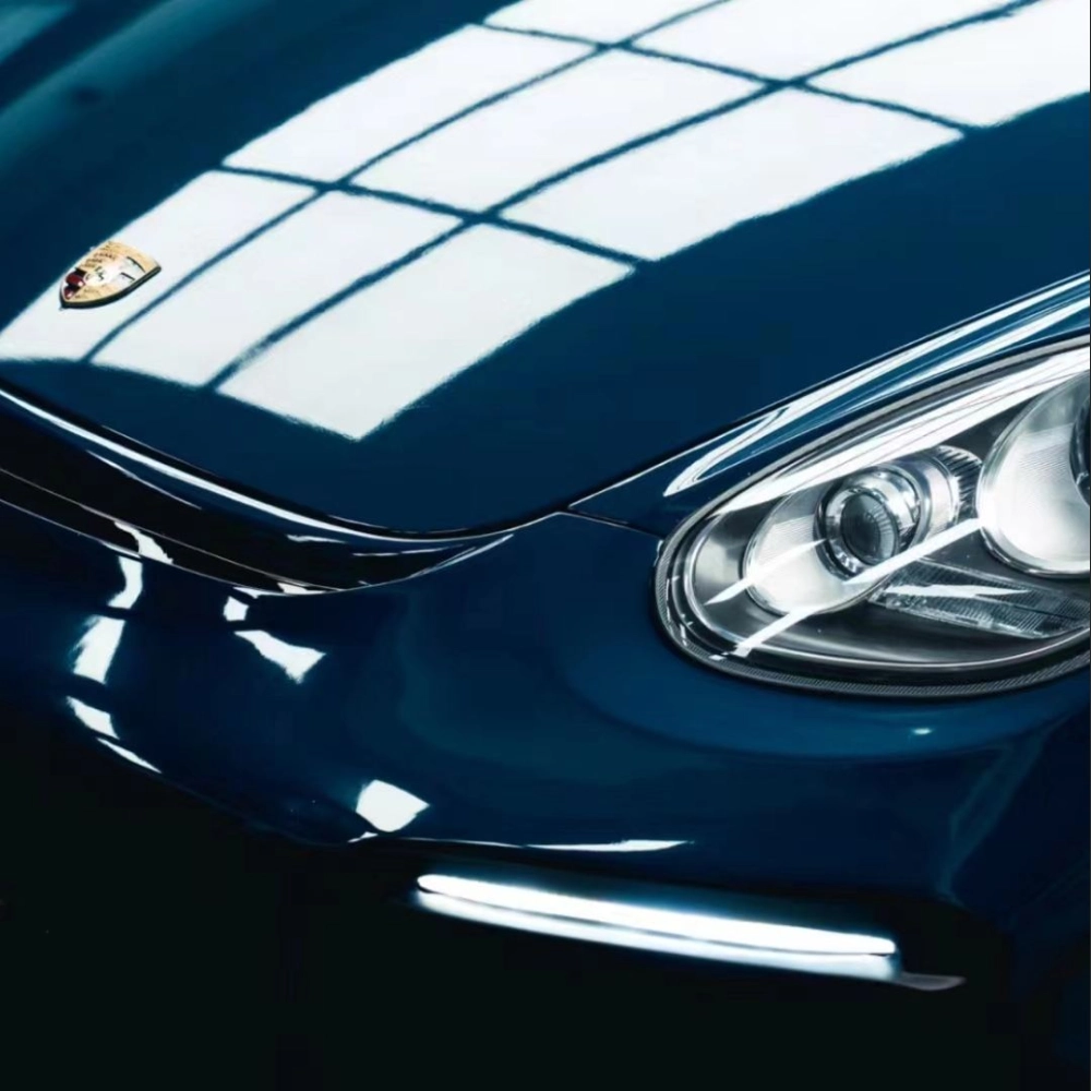 Best Ravoony Glossy Porsche Deep Blue Car Vinyl Wrap - ravoony.com