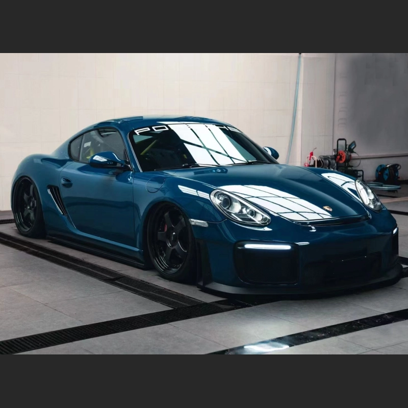Best Ravoony Glossy Porsche Deep Blue Car Vinyl Wrap - ravoony.com