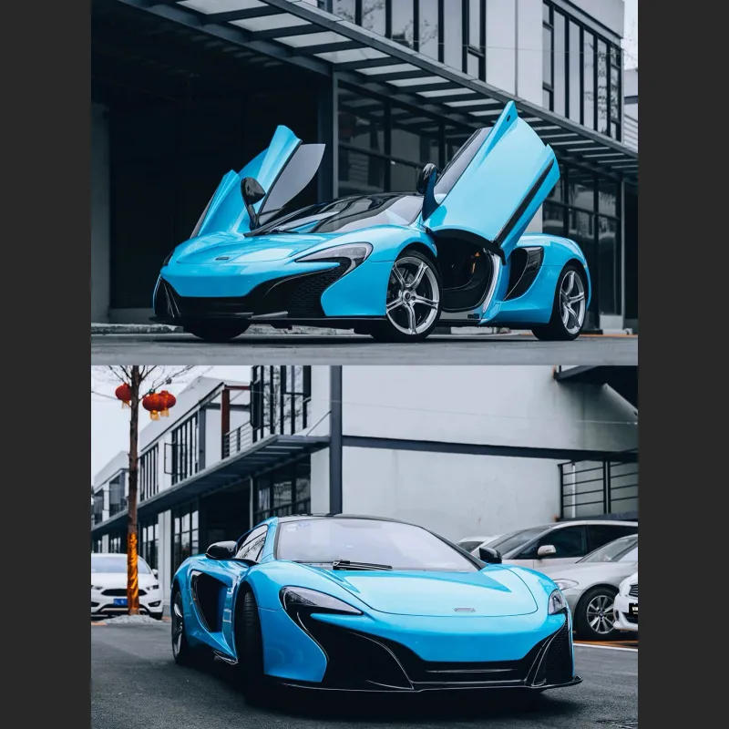 Crystal Sky Blue Car Wrap,Best Ravoony Glossy Crystal Sky Blue Car Wrap ...