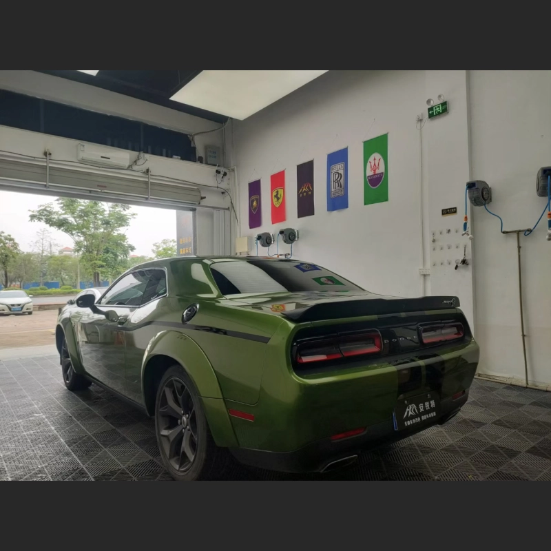 Dodge Charger Wrap,Best Ravoony Metallic Mamba Green Car Vinyl Wrap ...