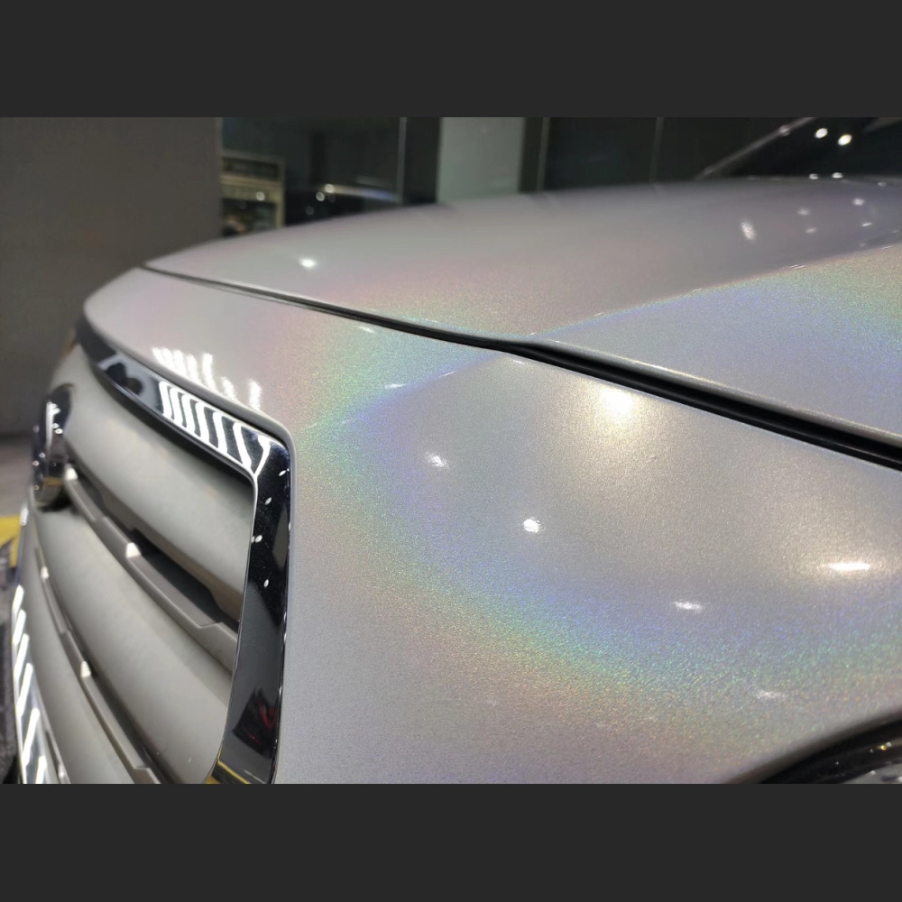 Wrapped Subaru Outback, Best Ravoony Glossy Laser White Car Vinyl Wrap ...