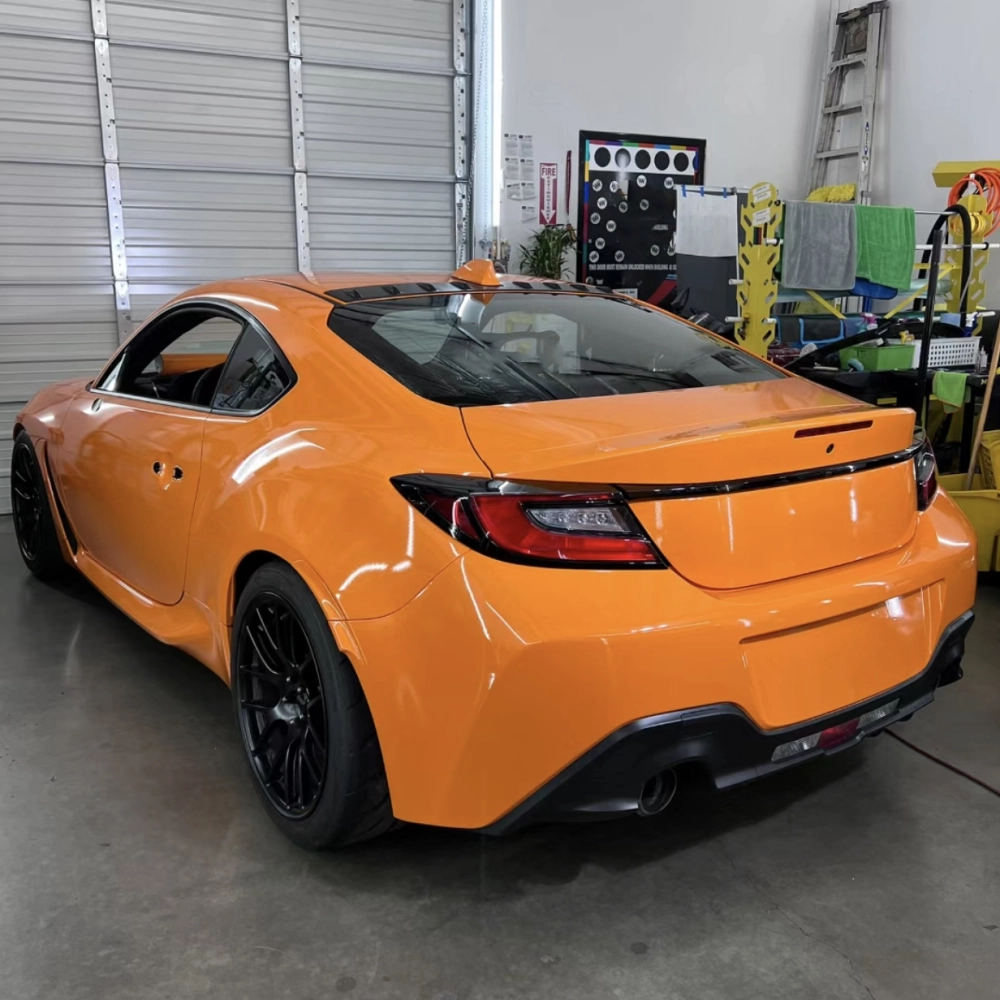 Subaru Brz Wrap,Best Ravoony Gloss Crystal Mclaren Orange Wrap Subaru ...