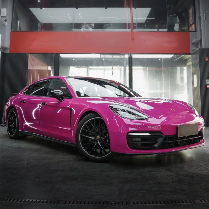 Glossy Crystal Rose Red Vinyl Car Wrap， Best Ravoony Glossy Crystal ...