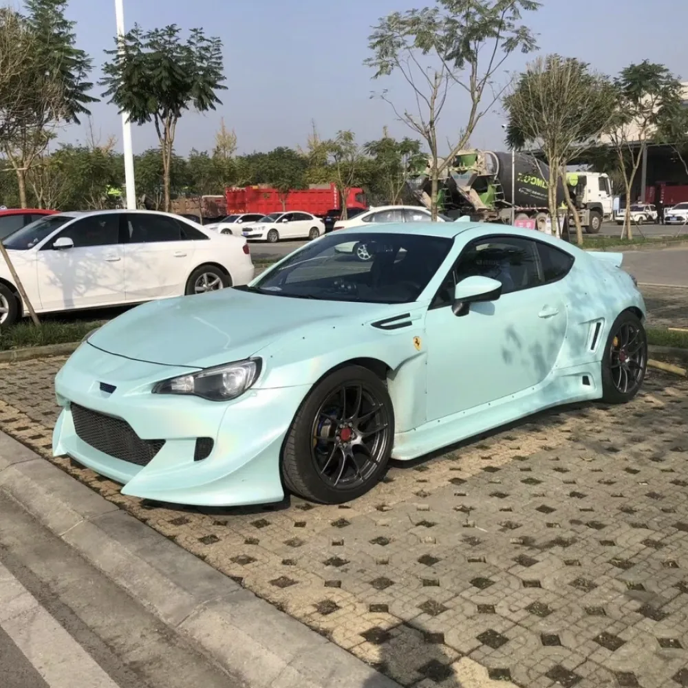 Subaru Wrap,Best Ravoony Glossy Laser Tiffany Car Vinyl Wrap Subaru ...