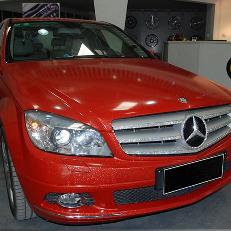 Red Glitter Car Wrap, Best Ravoony Gloss Red Glitter Car Wrap - ravoony.com