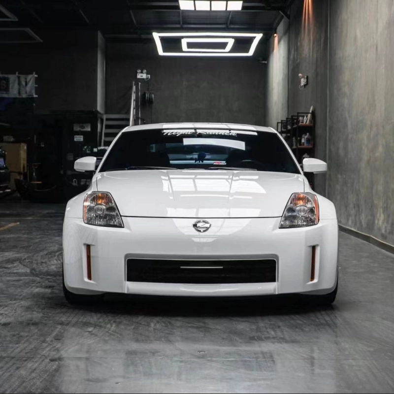 Nissan 350Z Wrap, Best Ravoony Crystal White Car Vinyl Wrap Nissan 350Z ...