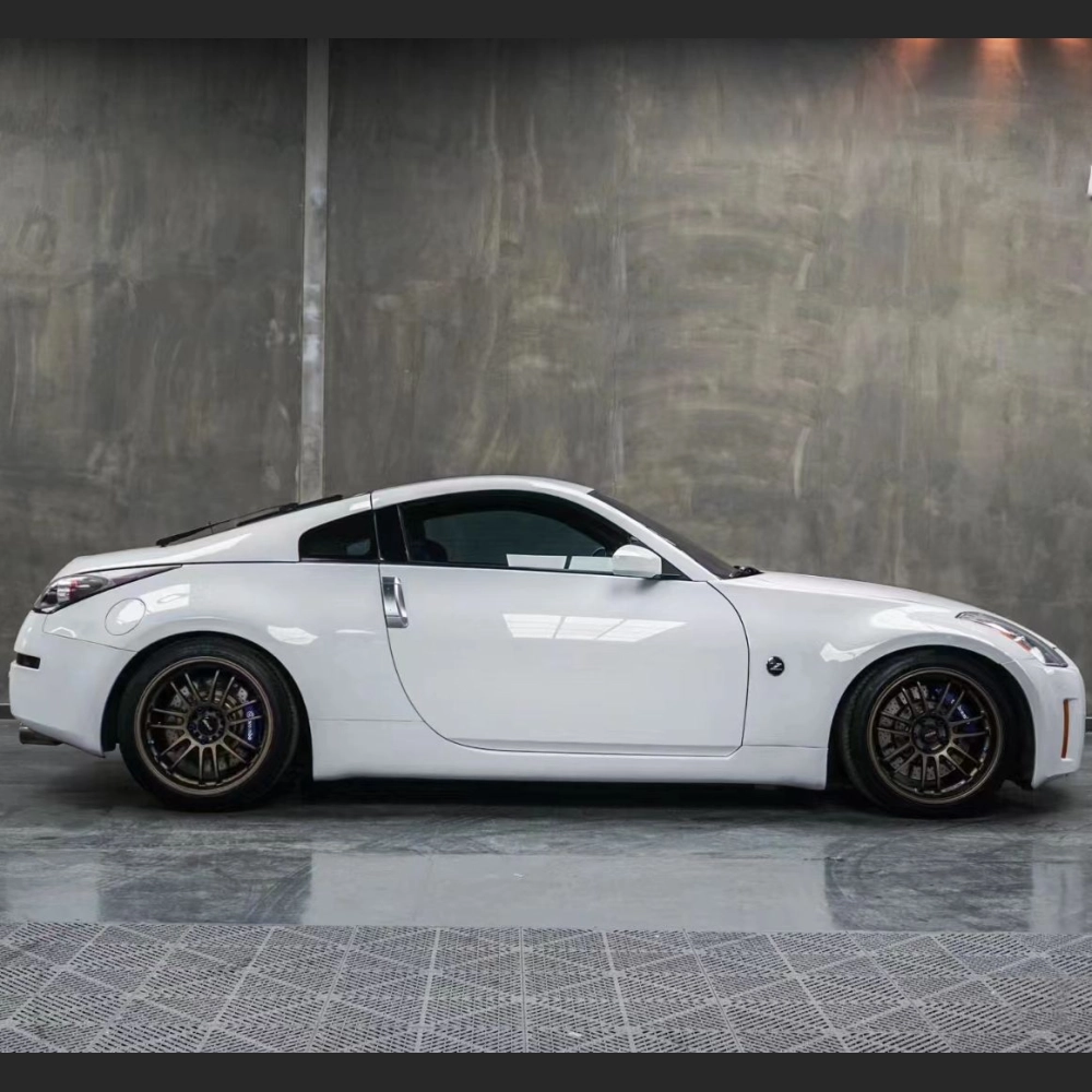 Nissan 350Z Wrap, Best Ravoony Crystal White Car Vinyl Wrap Nissan 350Z ...