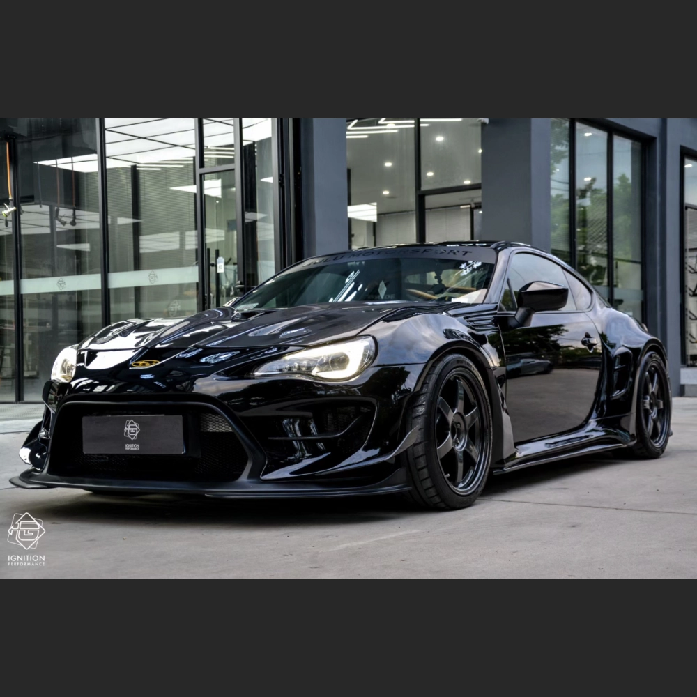Subaru Brz Wrap, Best Ravoony Glossy Crystal Black Car Vinyl Wrap ...