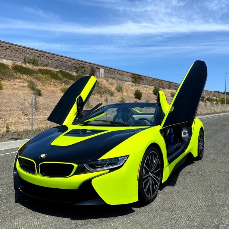 Fluorescence Yellow Car Wrap, Best Ravoony Ultimate Flat Fluorescence ...