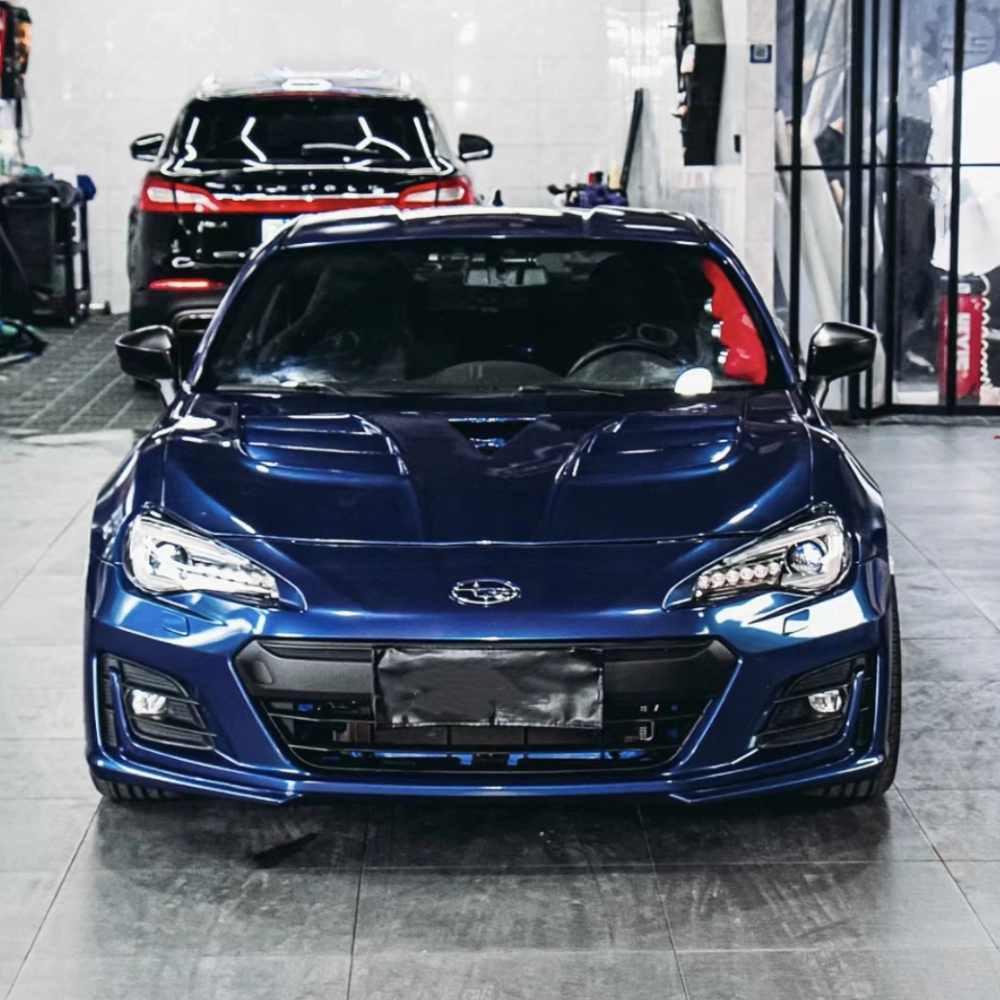 Subaru Brz Wrap, Best Ravoony Shadow Blue Car Vinyl Wrap Subaru Brz ...