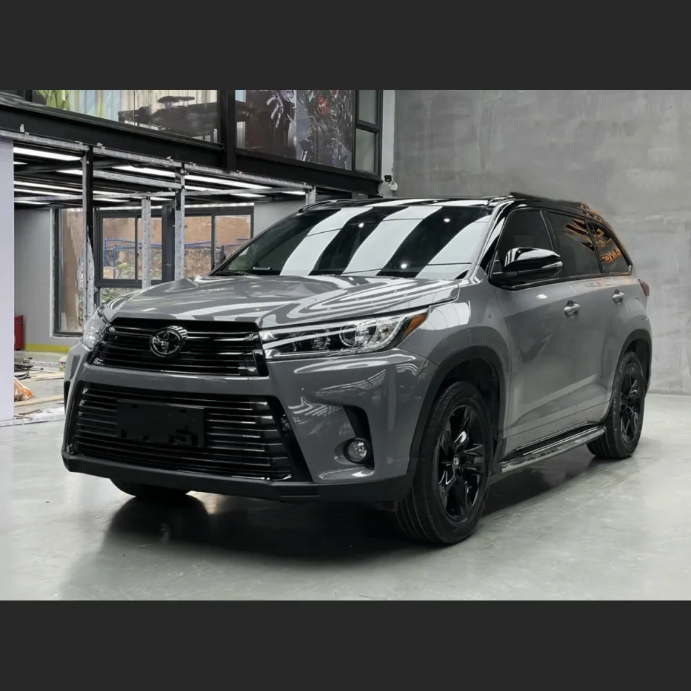 Toyota Highlander Vinyl Wrap,Best Ravoony Light Nardo Grey Wrap Toyota ...