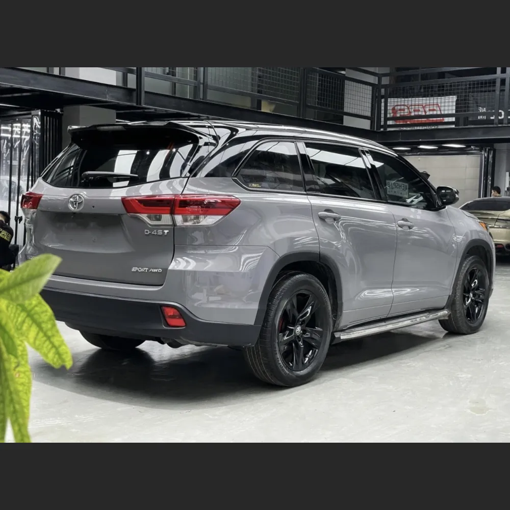 Toyota Highlander Vinyl Wrap,Best Ravoony Light Nardo Grey Wrap Toyota ...
