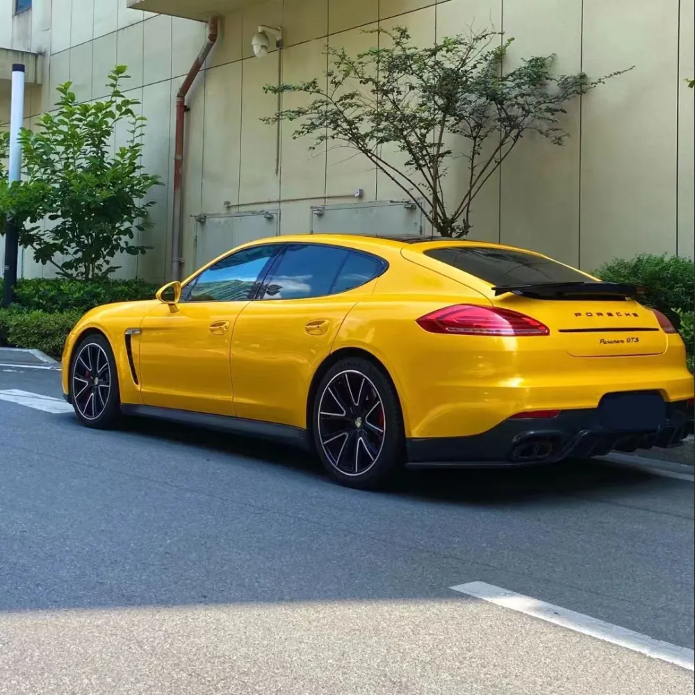 Metallic Yellow Car Wrap, Best Ravoony Glossy Metallic Yellow Car Wrap ...