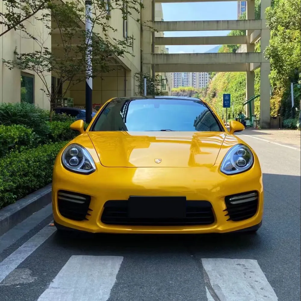 Metallic Yellow Car Wrap, Best Ravoony Glossy Metallic Yellow Car Wrap ...