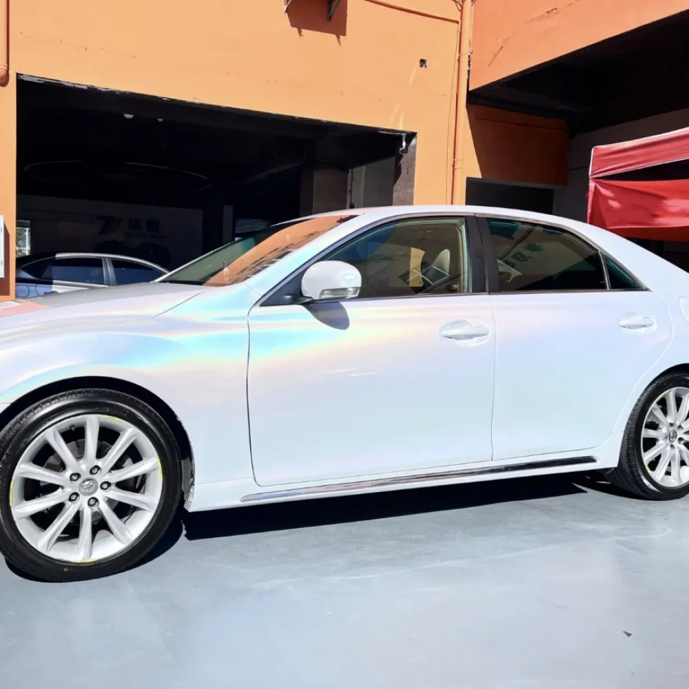 Toyota Vinyl Wrap,Best Ravoony Matte Laser White Car Vinyl Wrap Toyota ...