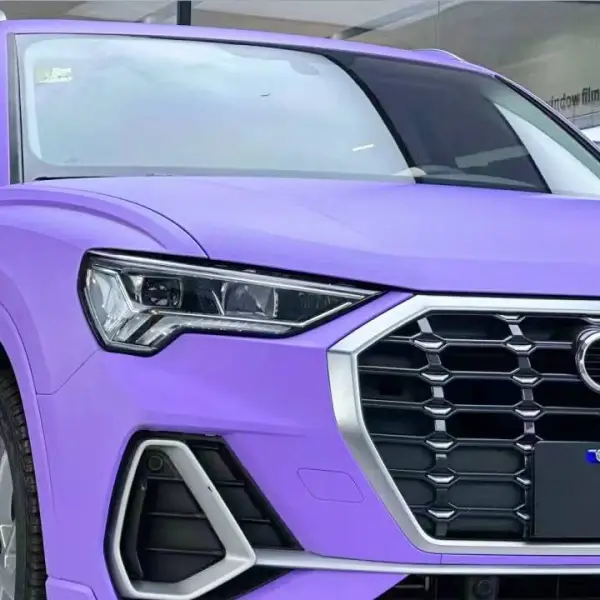 Audi Q3 Wrap, Best Ravoony Matte Lavender Purple Car Wrap Audi Q3 Wrap ...