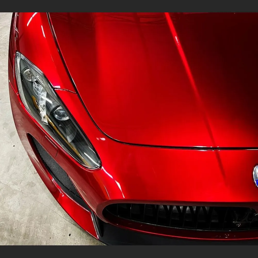 Best Ravoony Gloss Metallic Vampire Red Car Vinyl Wrap - ravoony.com