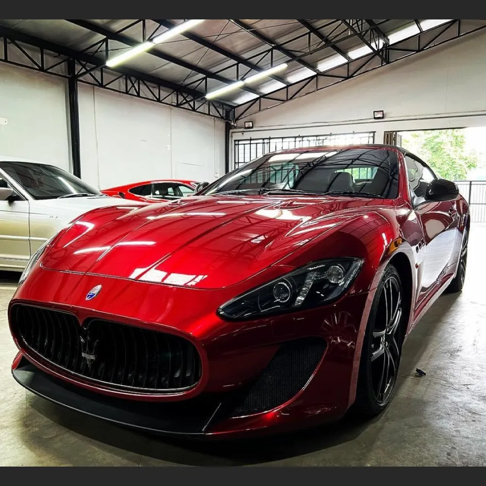 Best Ravoony Gloss Metallic Vampire Red Car Vinyl Wrap - ravoony.com