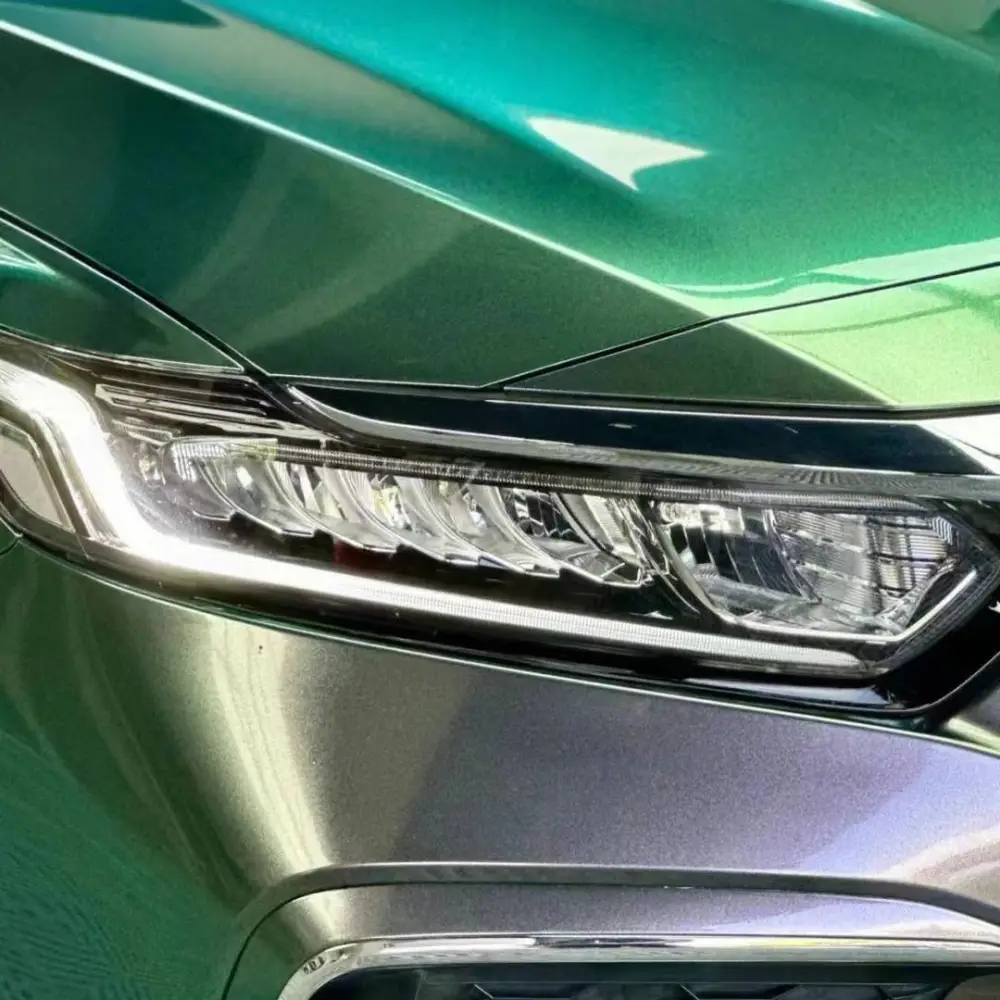 Diamond Micro Celadon Green Car Wrap, Best Ravoony Glossy Diamond Micro ...