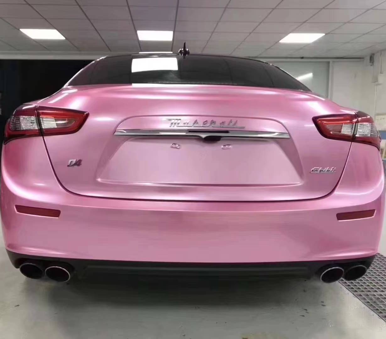 Metal Paint Shell Pink Car Wrap, Best Ravoony Glossy Metal Paint Shell ...