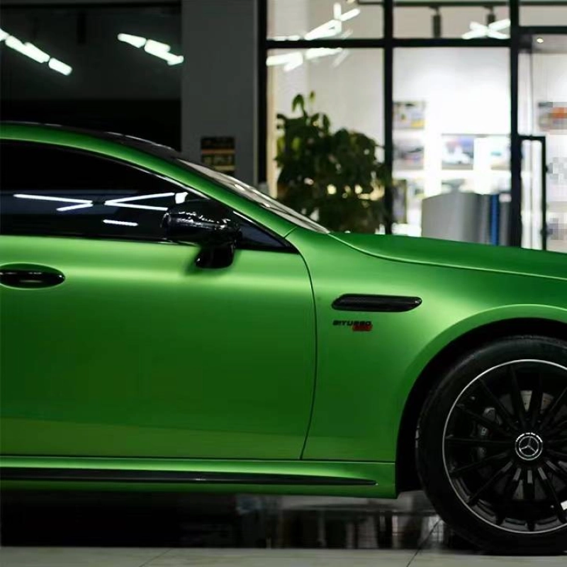 Ultra-Matte Flame Green Car Wrap, Best Ravoony Ultra-Matte Flame Green ...