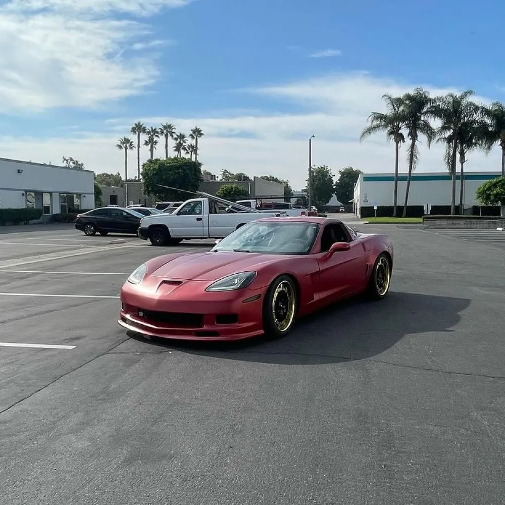 Best Ravoony Matte Red Metallic Car Vinyl Wrap - ravoony.com