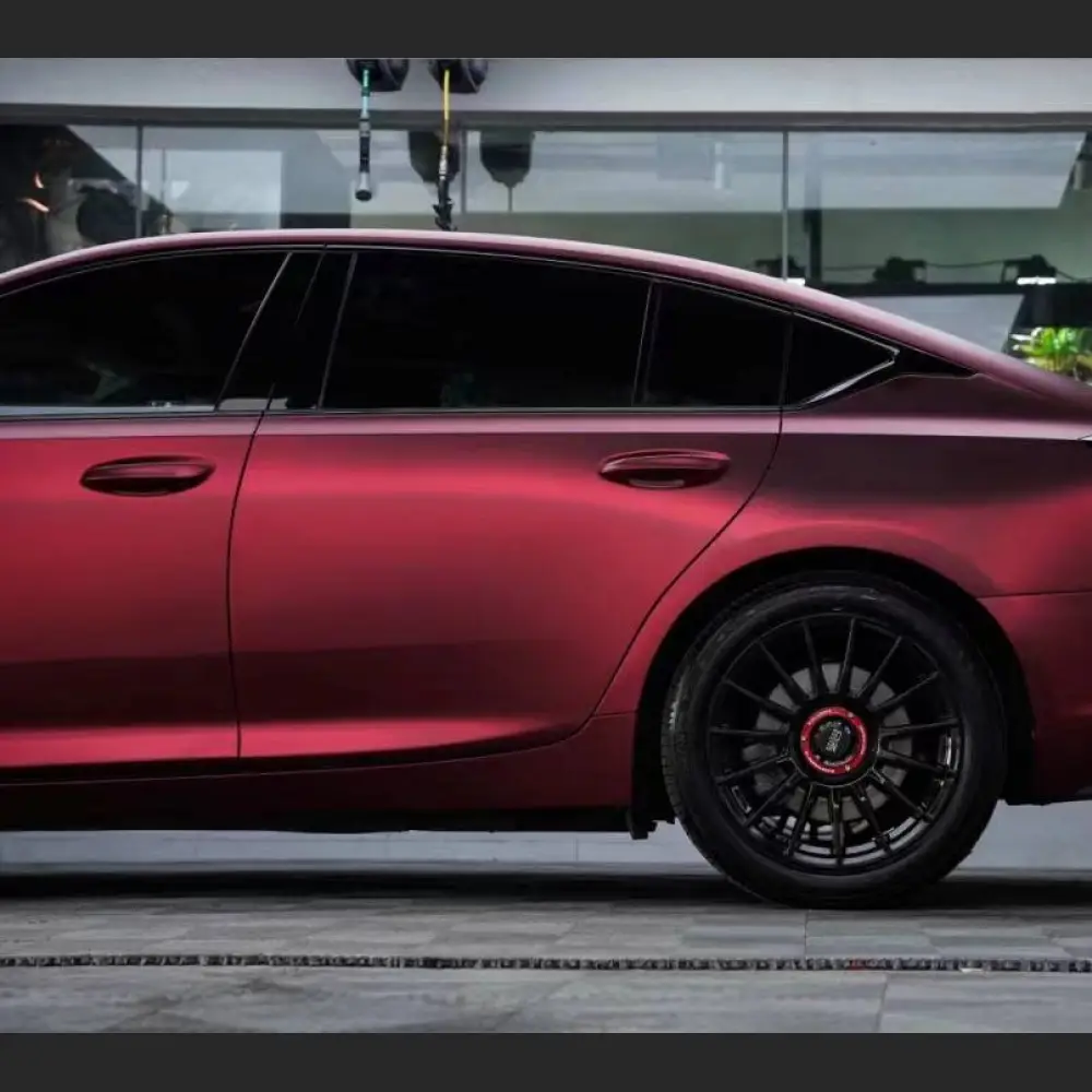 Best Ravoony Matte Romanee Red Car Wrap - ravoony.com