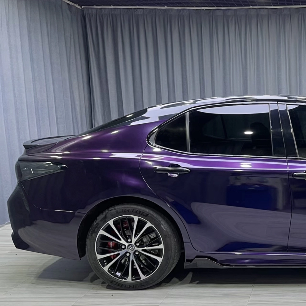 Camry Wrap,Best Ravoony Gloss Midnight Purple Car Vinyl Wrap Camry Wrap ...