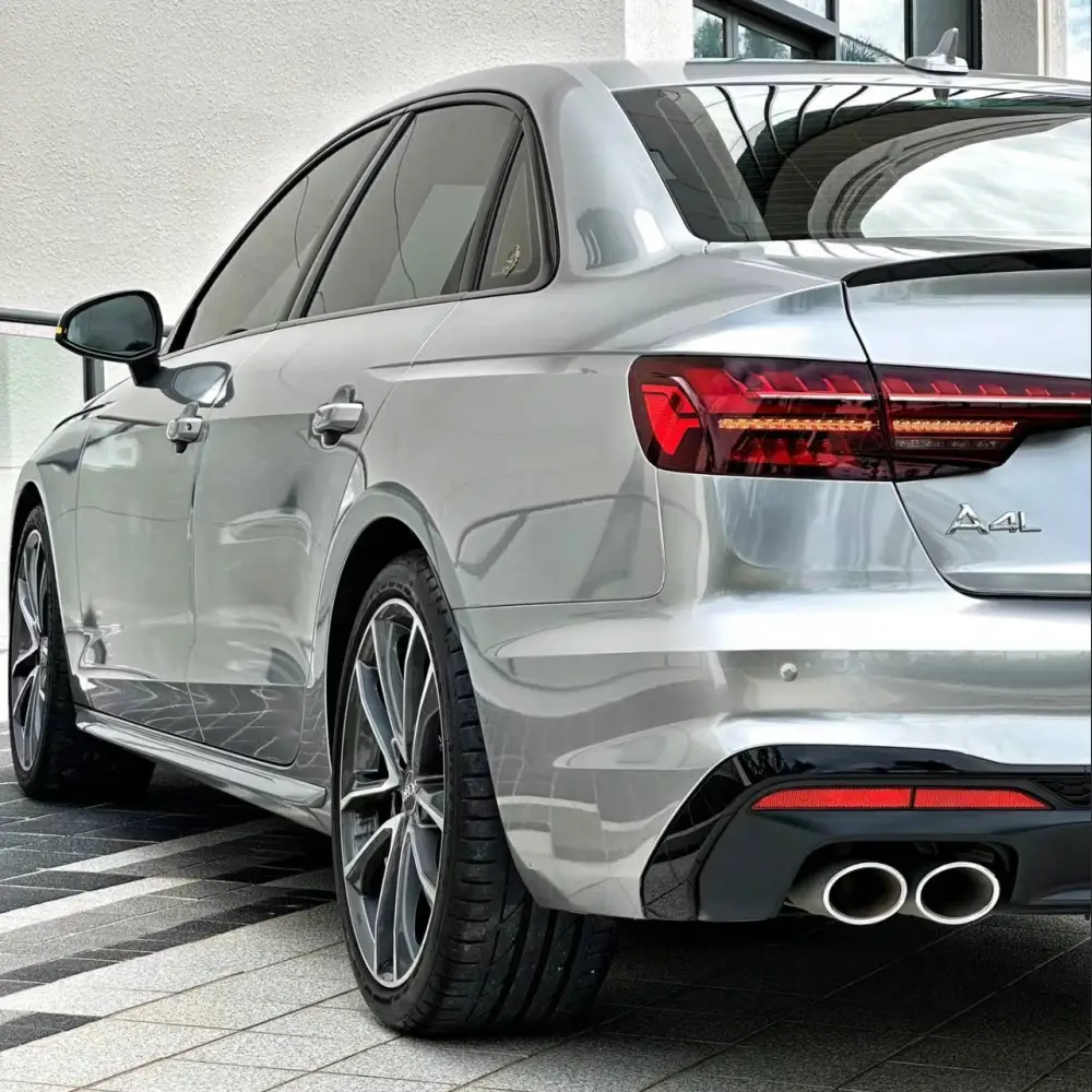 Audi A4L Wrap, Best Ravoony GT Silver Car Vinyl Wrap Audi A4L Wrap - ravoony.com