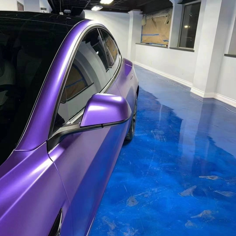 Ultra-Matte Matal Purple Car Wrap , Best Ultra-Matte Matal Purple Car ...