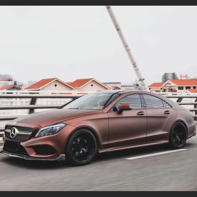 Ultimate Flat Coffee Brown Car Wrap, Best Ravoony Ultimate Flat Coffee ...