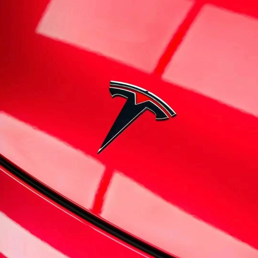 Tesla Model Y Wrap, Best Ravoony Gloss Liquid Ruby Red Vinyl Car Wrap ...