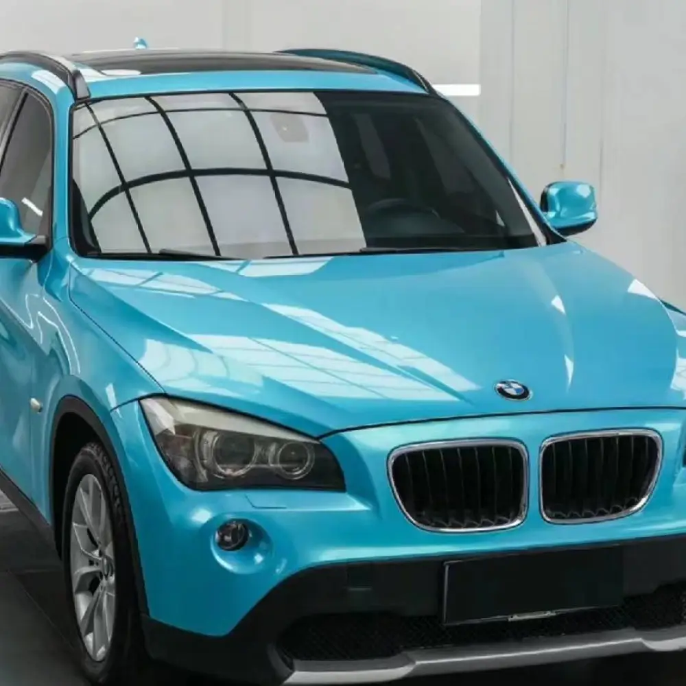 Ocean Blue Car Wrap, Best Ravoony Gloss Metal Paint Ocean Blue Car Wrap ...