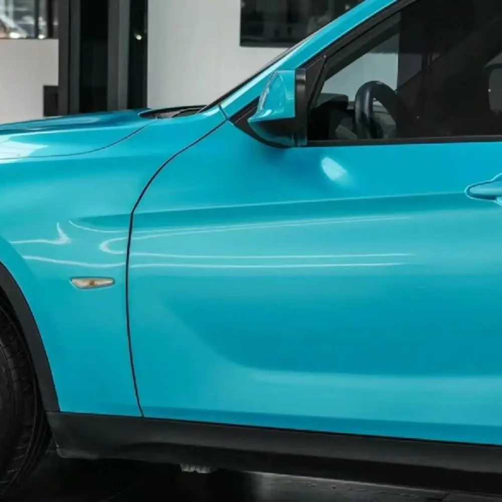 Ocean Blue Car Wrap, Best Ravoony Gloss Metal Paint Ocean Blue Car Wrap ...