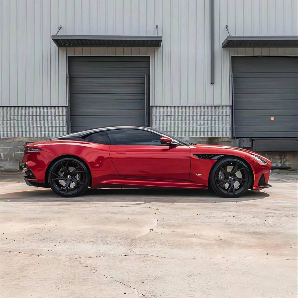 Glossy Metallic Paint Fire Red Vinyl Car Wrap, Best Ravoony Glossy ...