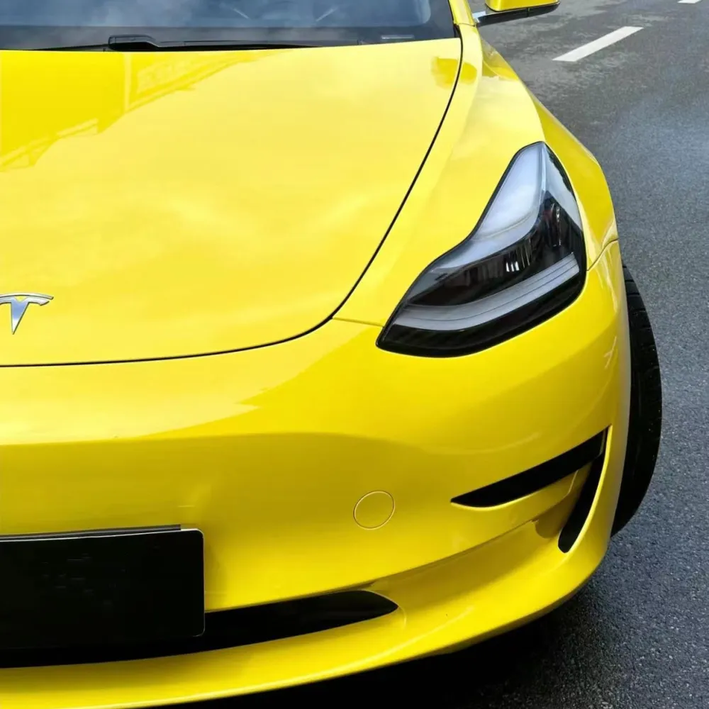 Crystal Maize Yellow Car Vinyl Wrap,Best Ravoony Crystal Maize Yellow ...