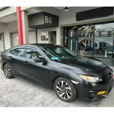 Matte Black Vehicle Wrap | Car Wrapped In Matte Black - ravoony.com