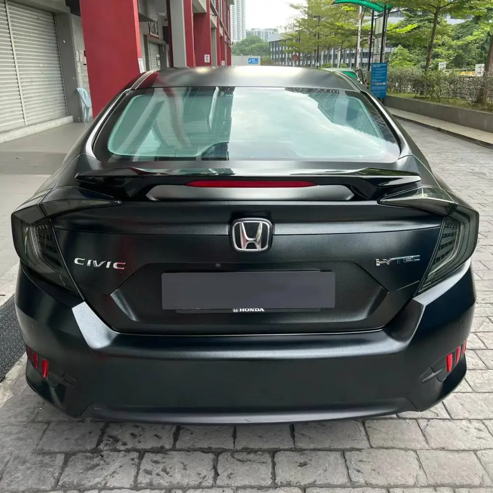 Matte Metallic Graphite Black Car Vinyl Wrap, Best Ravoony Matte ...
