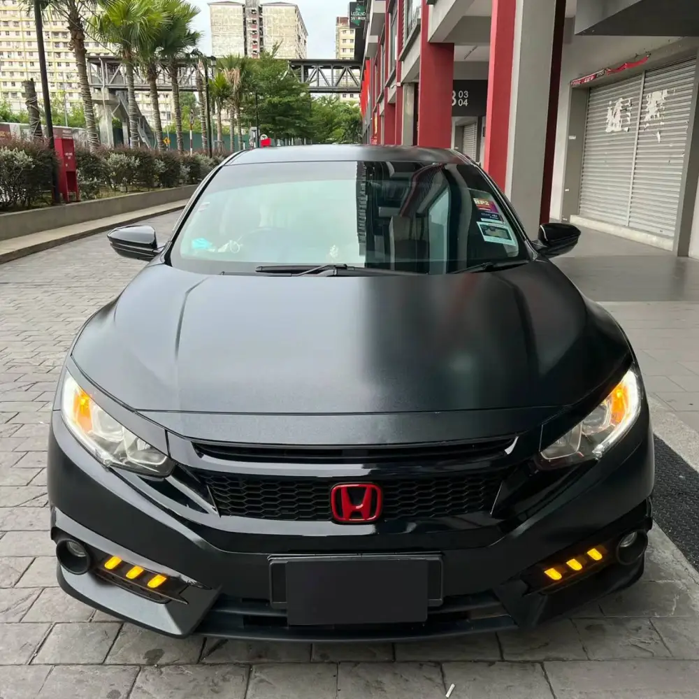 Matte Metallic Graphite Black Car Vinyl Wrap, Best Ravoony Matte ...