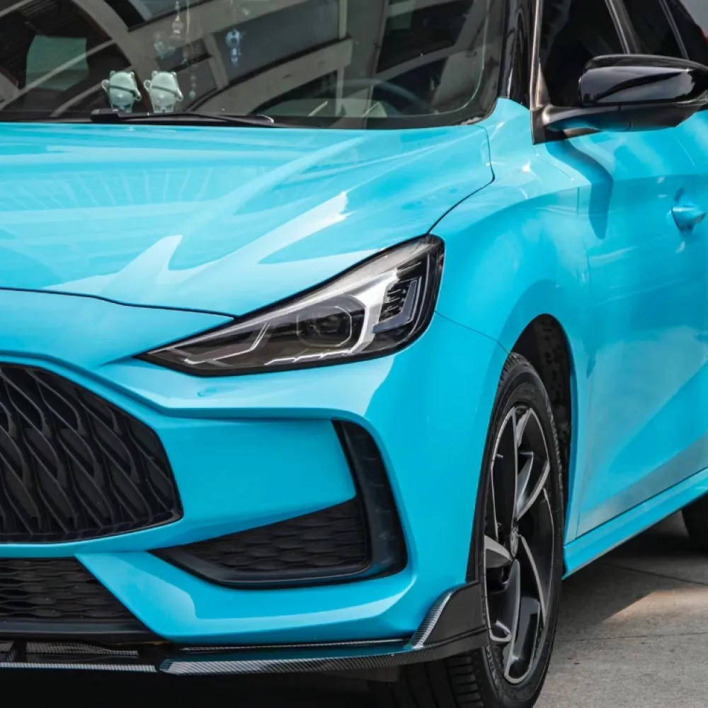 Sky Blue Car Wrap,Best Ravoony Glossy Crystal Sky Blue Car Wrap ...