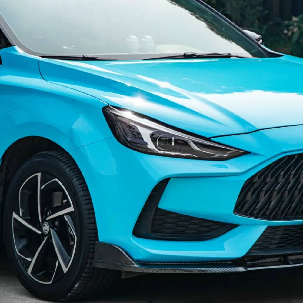 Sky Blue Car Wrap,Best Ravoony Glossy Crystal Sky Blue Car Wrap ...