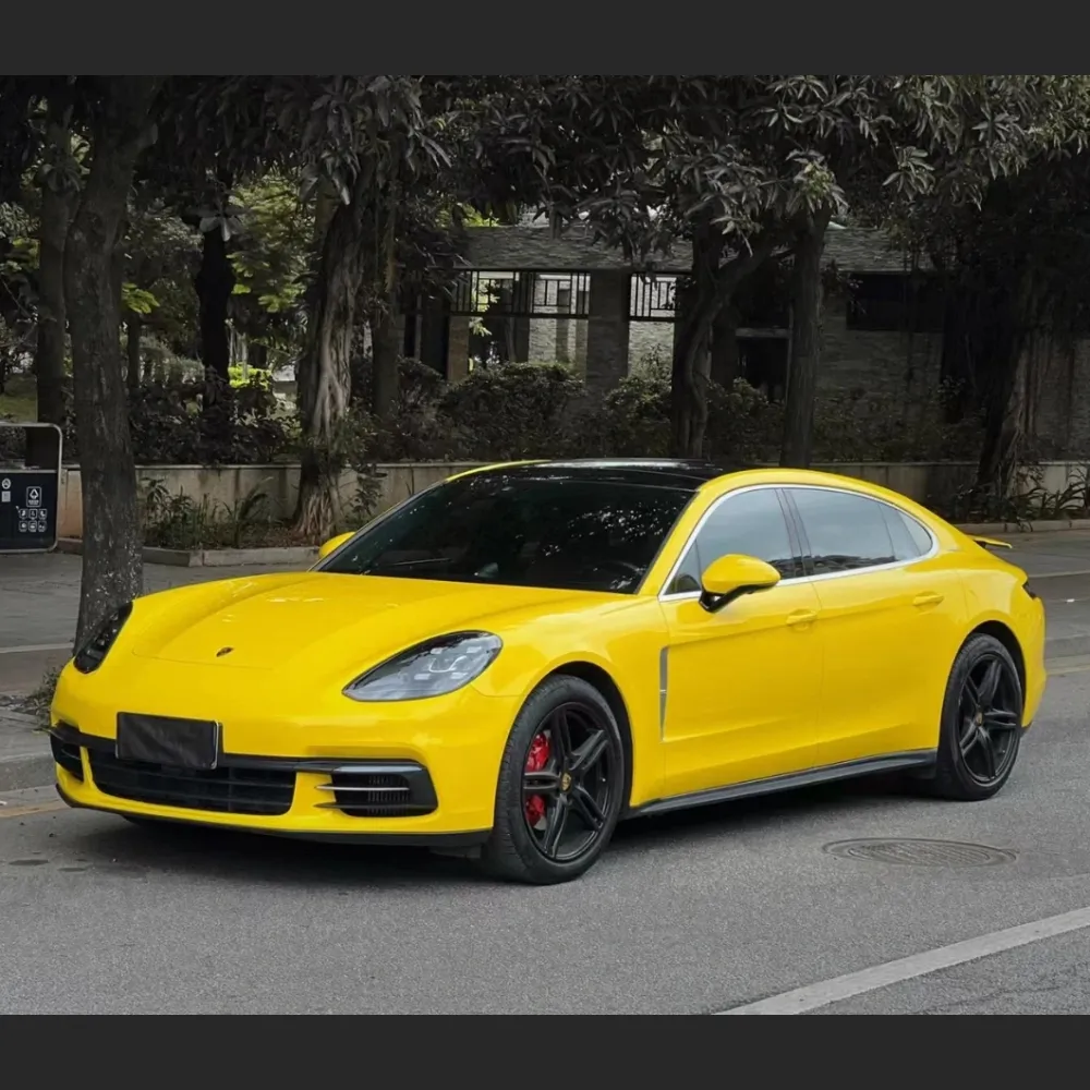 Yellow Vinyl Wrap, Best Ravoony High Glossy Racing Yellow Vinyl Wrap ...