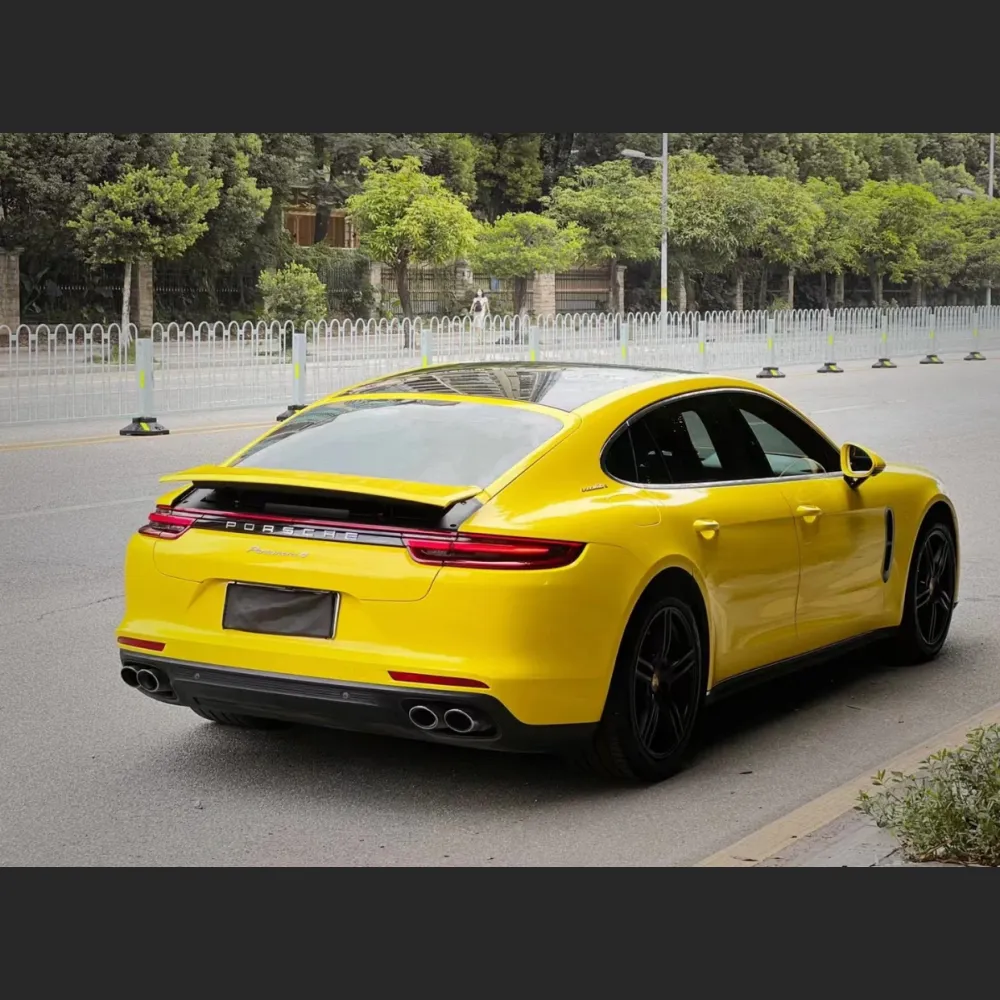 Yellow Vinyl Wrap, Best Ravoony High Glossy Racing Yellow Vinyl Wrap ...