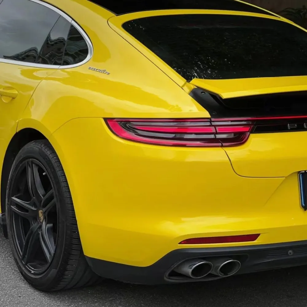 Yellow Vinyl Wrap, Best Ravoony High Glossy Racing Yellow Vinyl Wrap ...