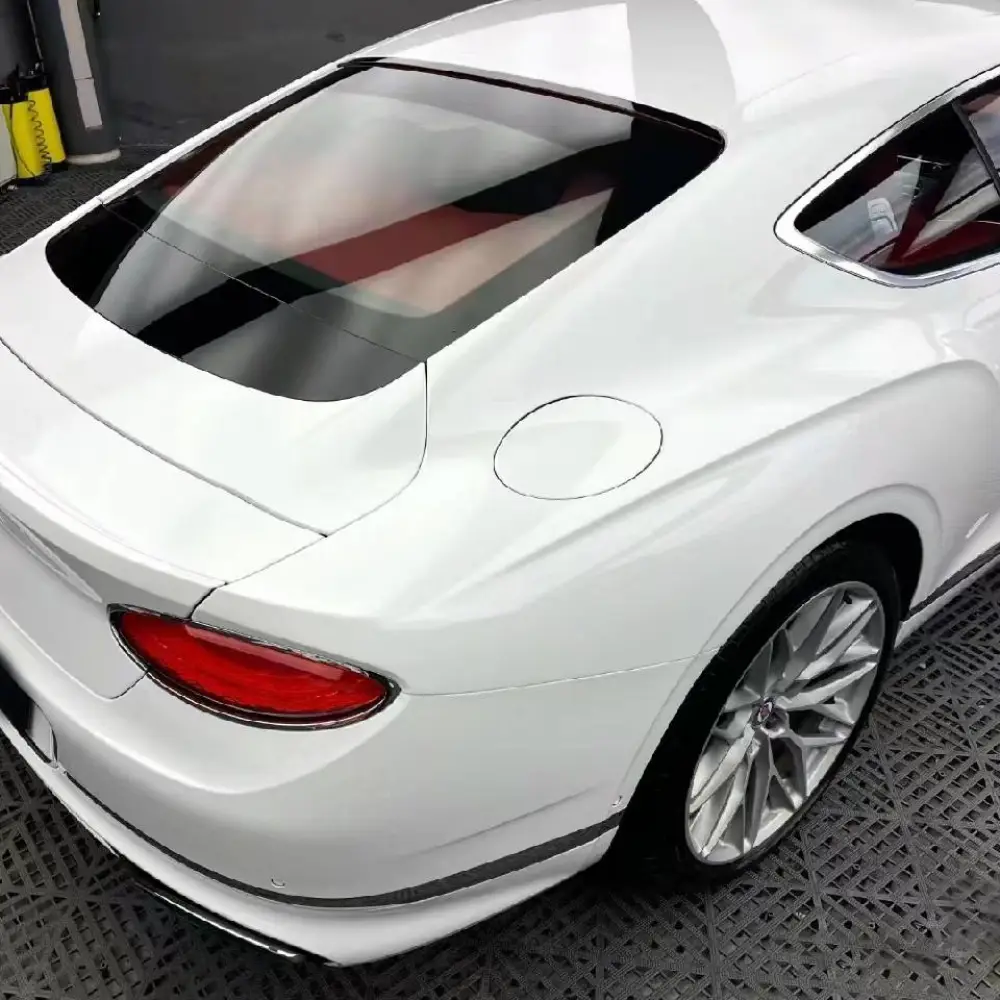 Gloss Crystal White Car Wrap, Best Ravoony TPU Pro Gloss Crystal White ...