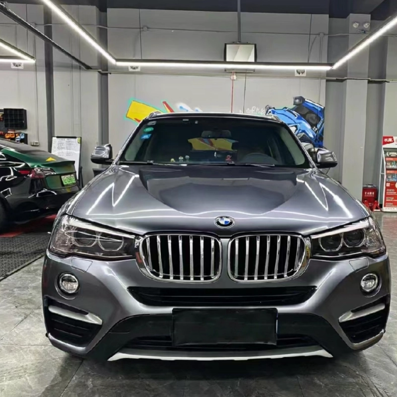 Grey Vinyl Car Wrap, Best Ravoony Gloss Titanium Grey Vinyl Car Wrap ...