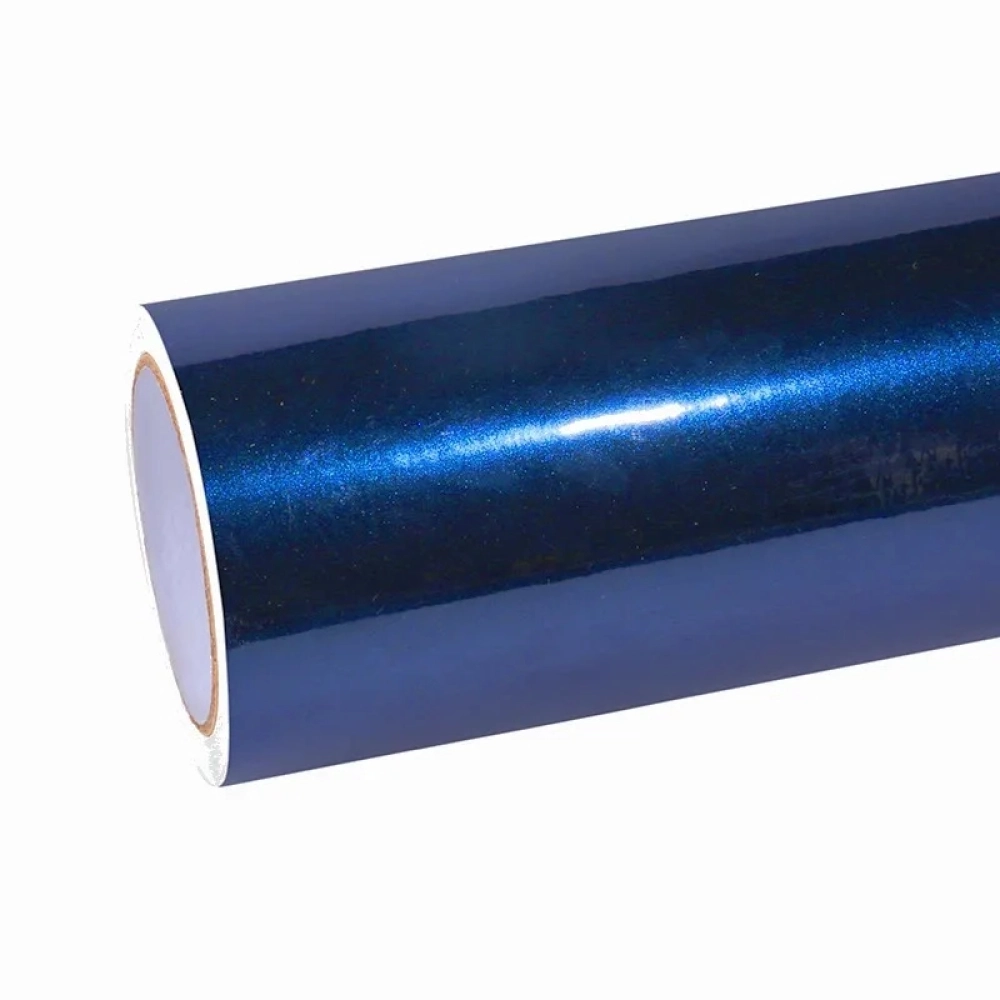 Blue Vinyl Car Wrap, Best Ravoony Gloss Metallic Blueberry Blue Vinyl ...