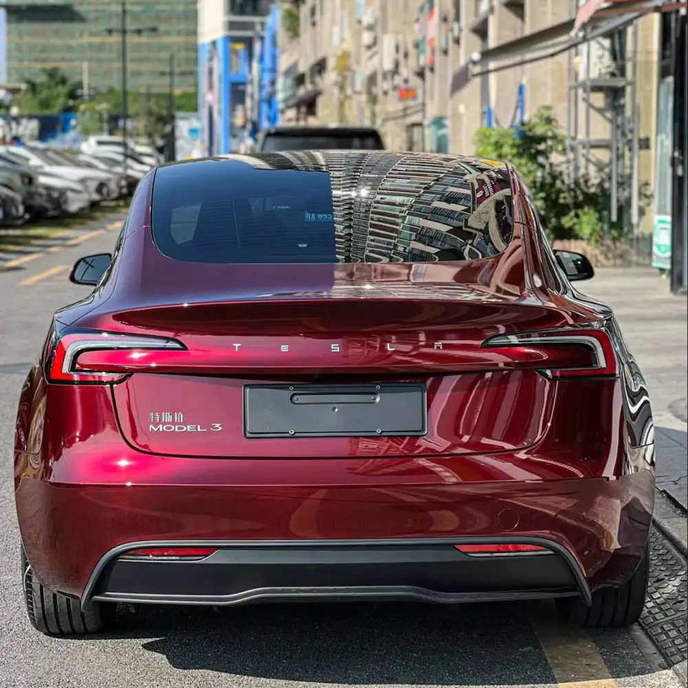 Metallic Dragon Blood Red Car Vinyl Wrap, Best TPU Pro Ravoony Liquid ...